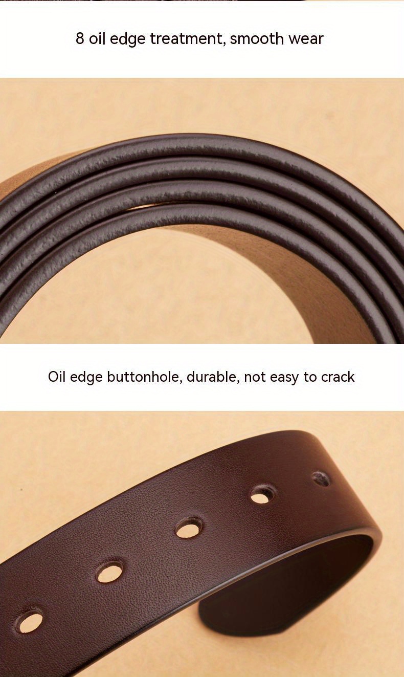 Mens Trendy Leather Belt Decorative Belt For Outdoor Party Holiday ...