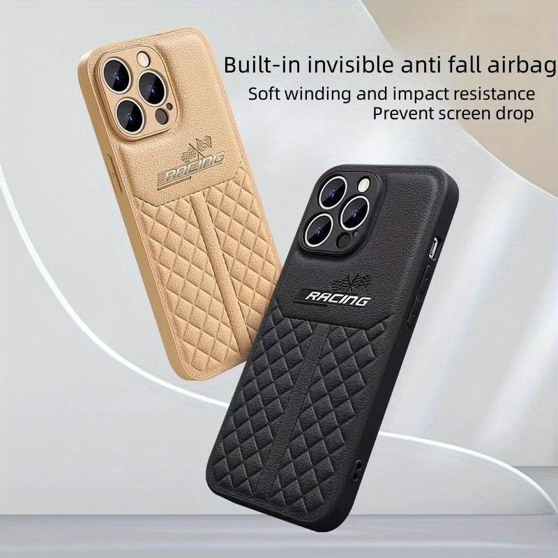Artificial Leather Advanced Phone Case Iphone - Temu United Kingdom