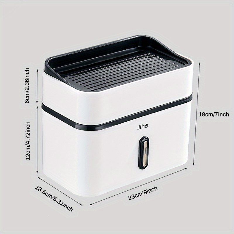Toilet Tissue Box No Need Punching Wall Mounted Tissue Box - Temu ...