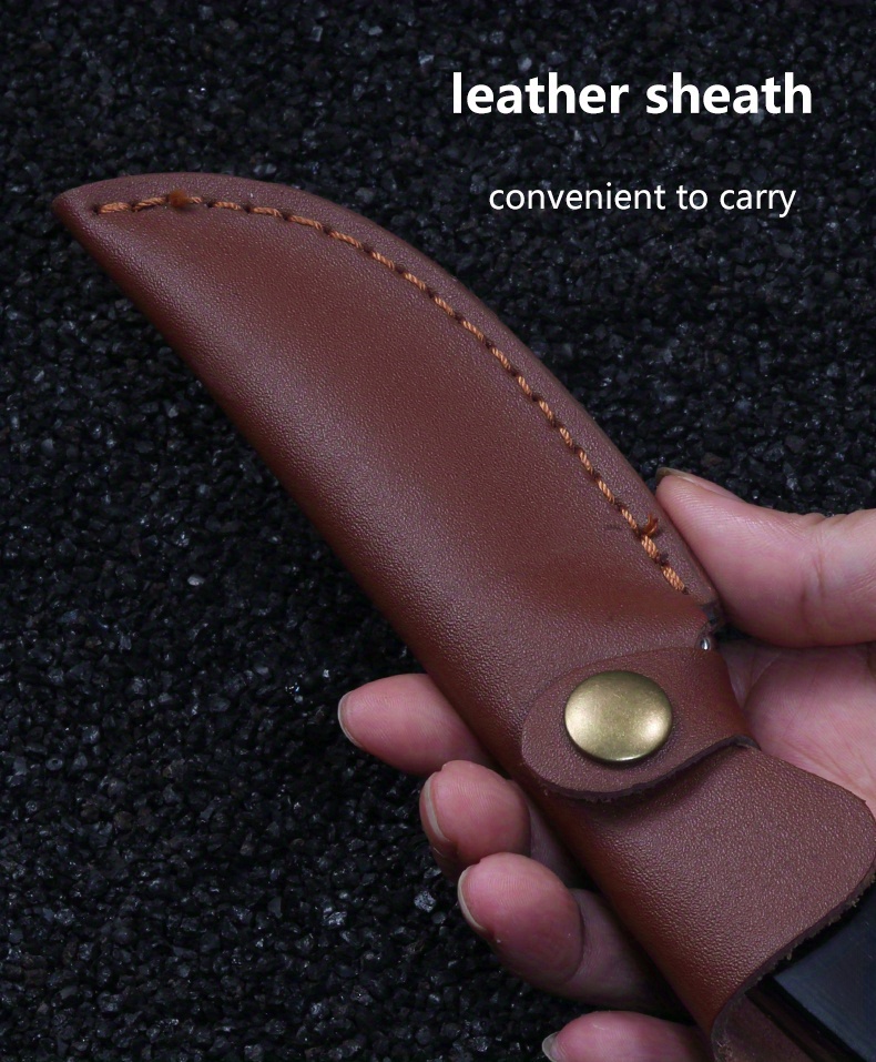 Premium Hand Forged Outdoor Tool Knife Perfect Hunting - Temu