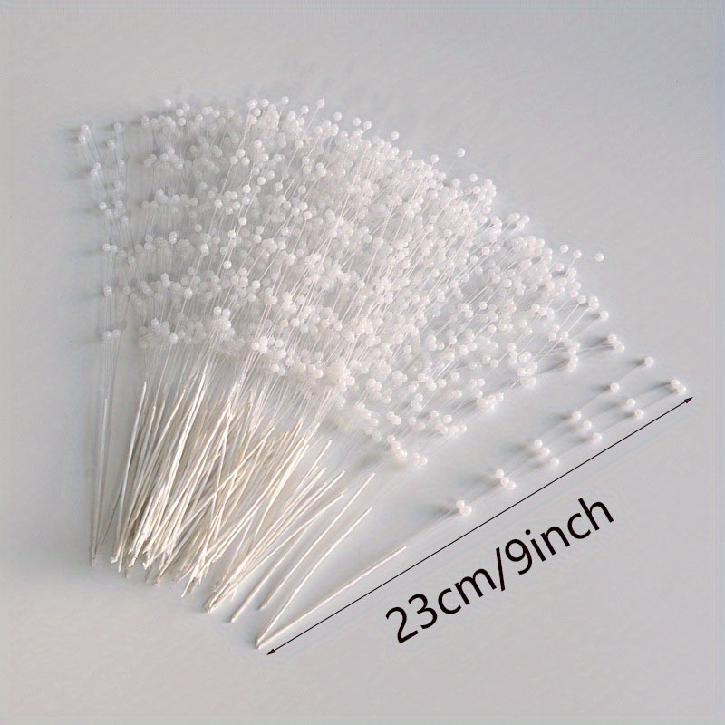 Pearl Beaded White Artificial Pearl Stick Diy - Temu Australia