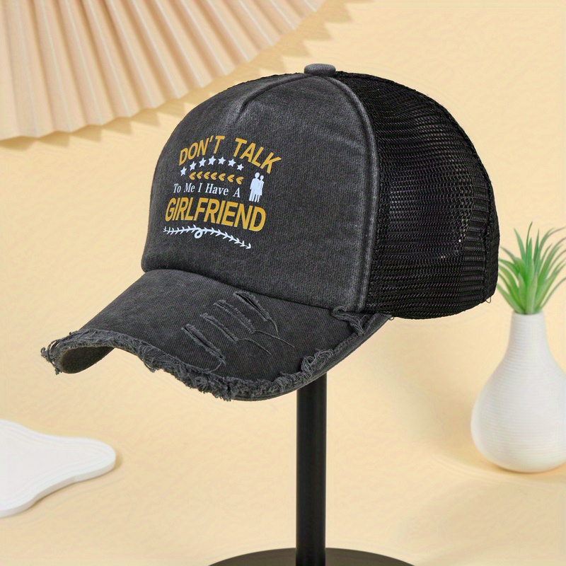 Vintage Washed Dad Hat Baseball Cap Adjustable Unisex Style Adjustable ...