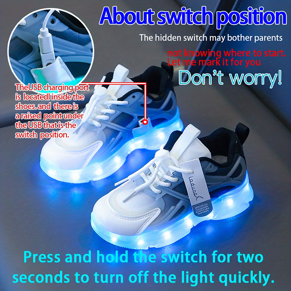 girl's led shoes rotating comfy anti - Temu Canada