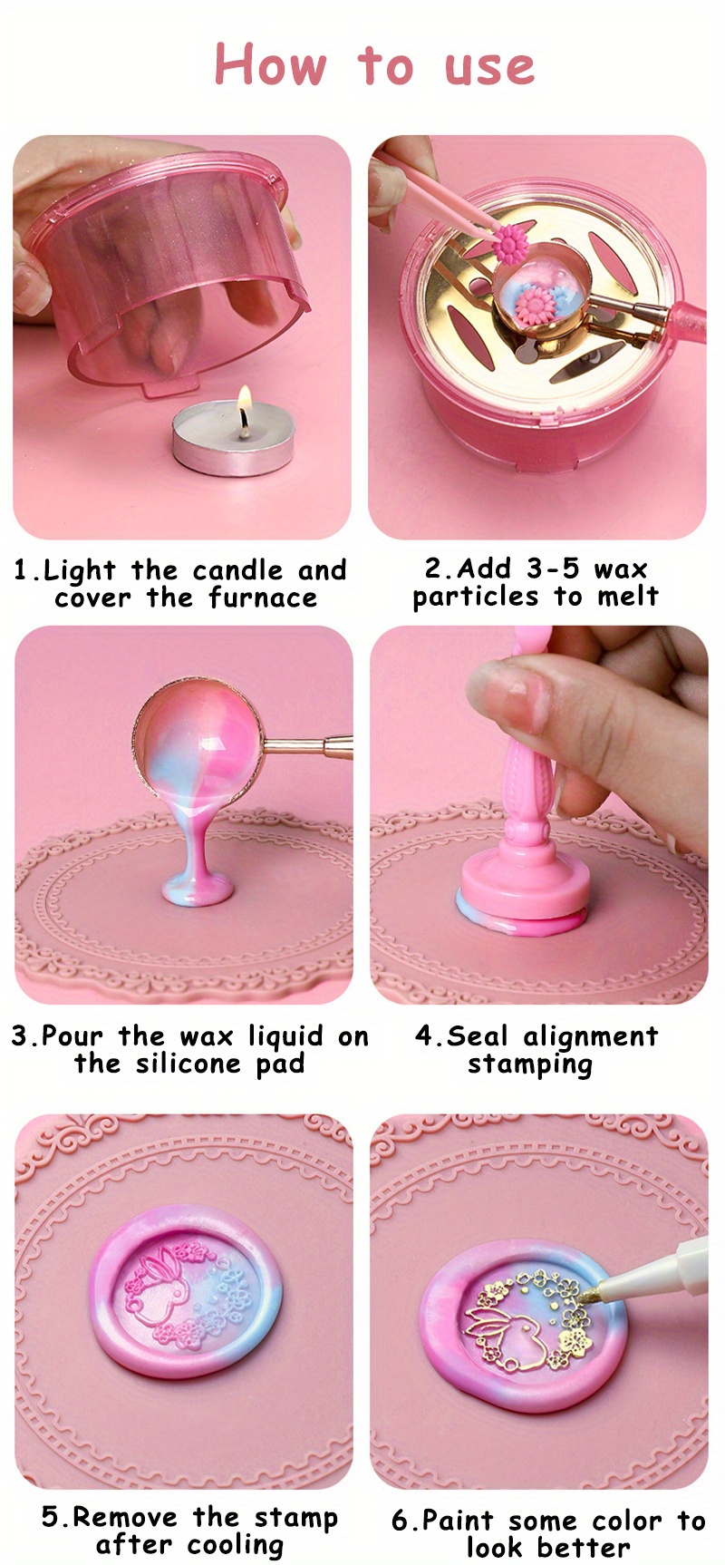 Cat Pattern Plastic Pp Wax - Temu Norway