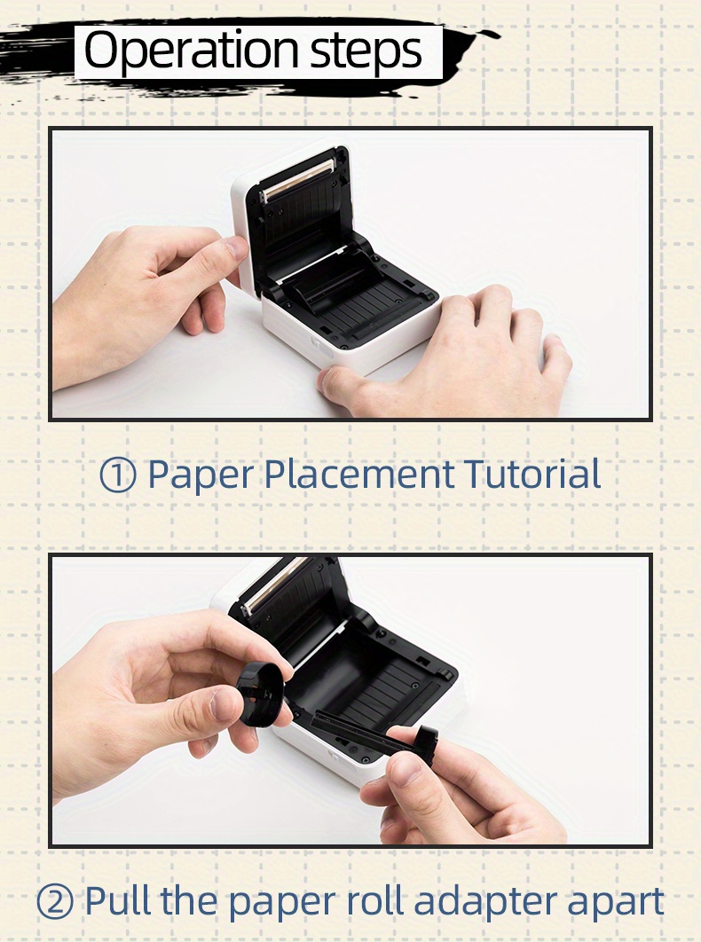 Mini Printer Portable Thermal Printer M02s: No Ink - Temu