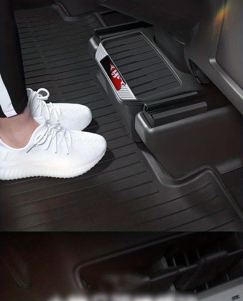 Modelo Y 테슬라 모델 및 중앙 공기구 스토리지 박스에 적합하며 뒷면 커버가 있는 센터 콘솔 친환경 Tpe 다기능