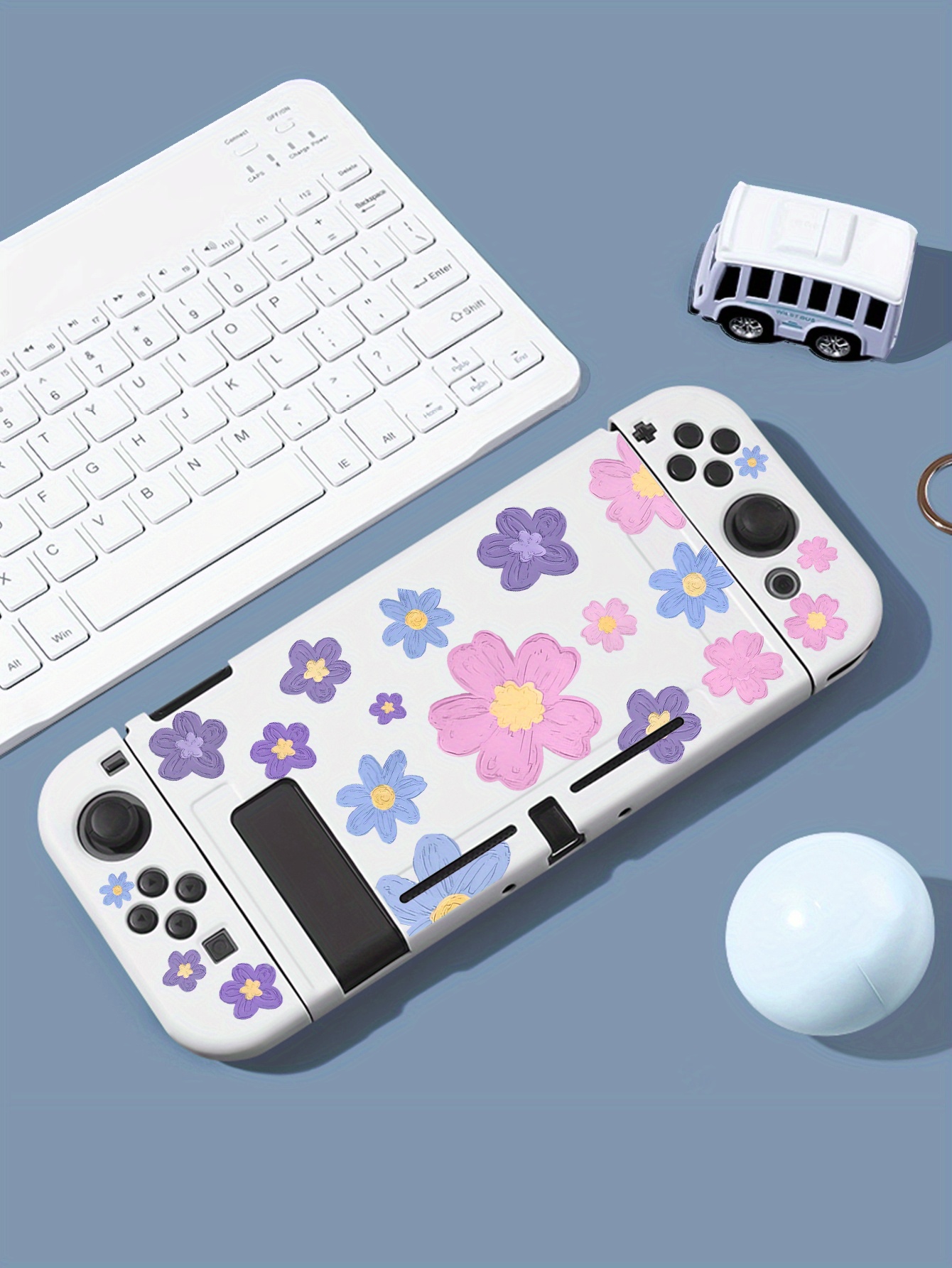 Simple Flower Switch Protective Shell Ns Gamepad - Temu Australia