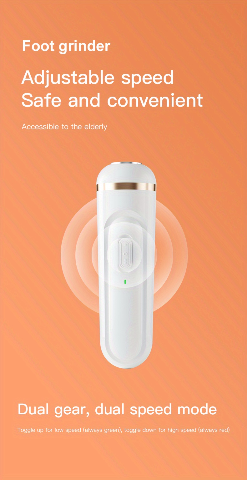 Electric Foot Grinder Smooth Soft Feet Home Pedicure Tool - Temu ...