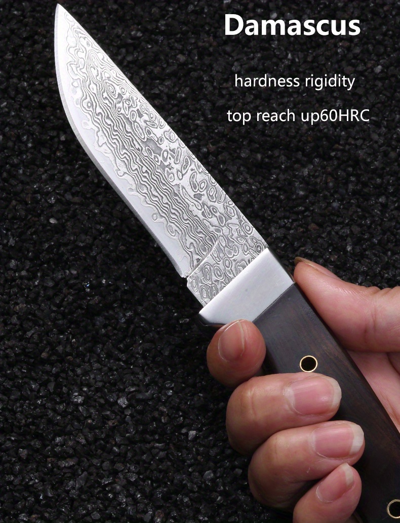 Premium Hand Forged Outdoor Tool Knife Perfect Hunting - Temu