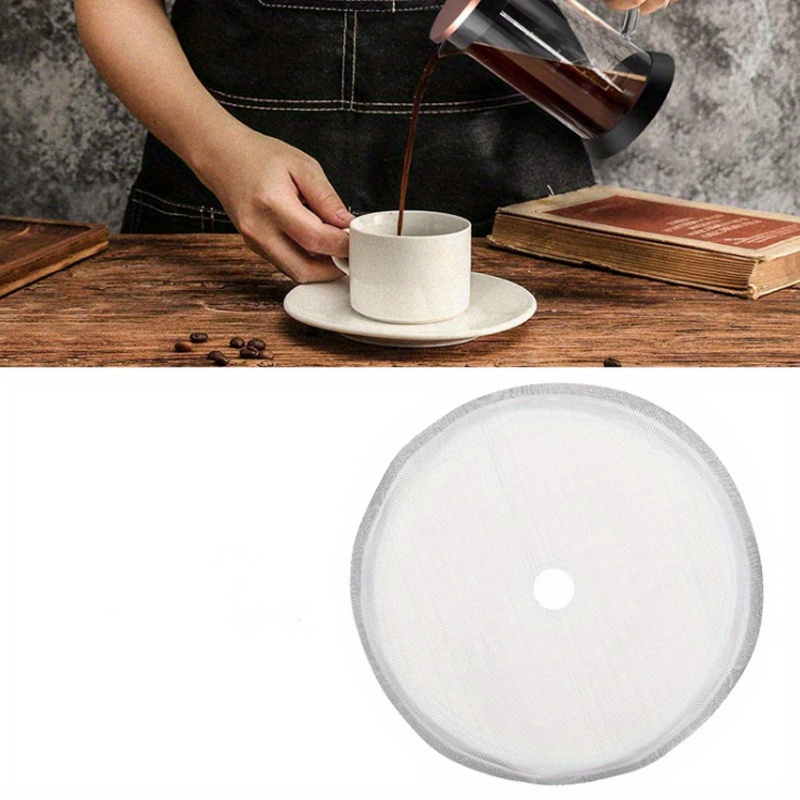 Coffee Press Filters Reusable Stainless Steel Mesh Screen - Temu New ...