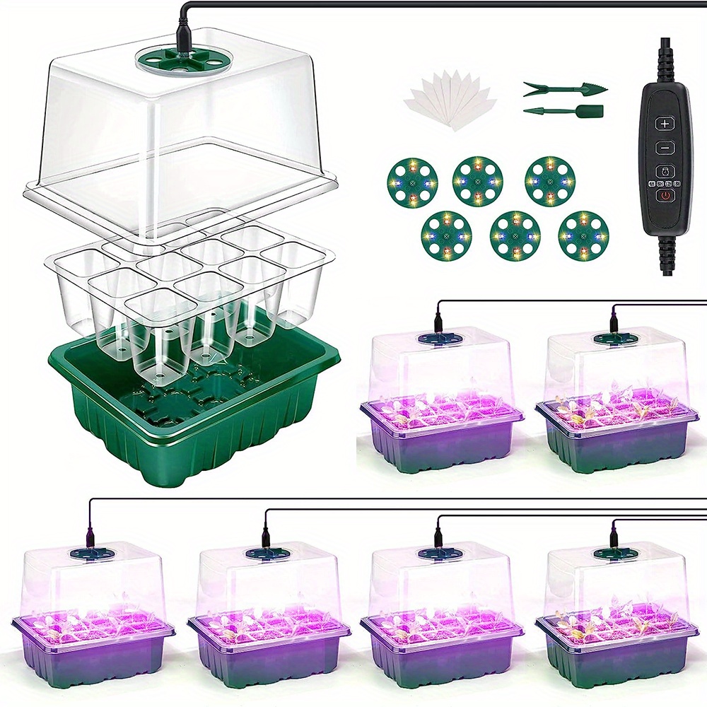 Grow Plants Complete Seed Starting Kit Seedling - Temu