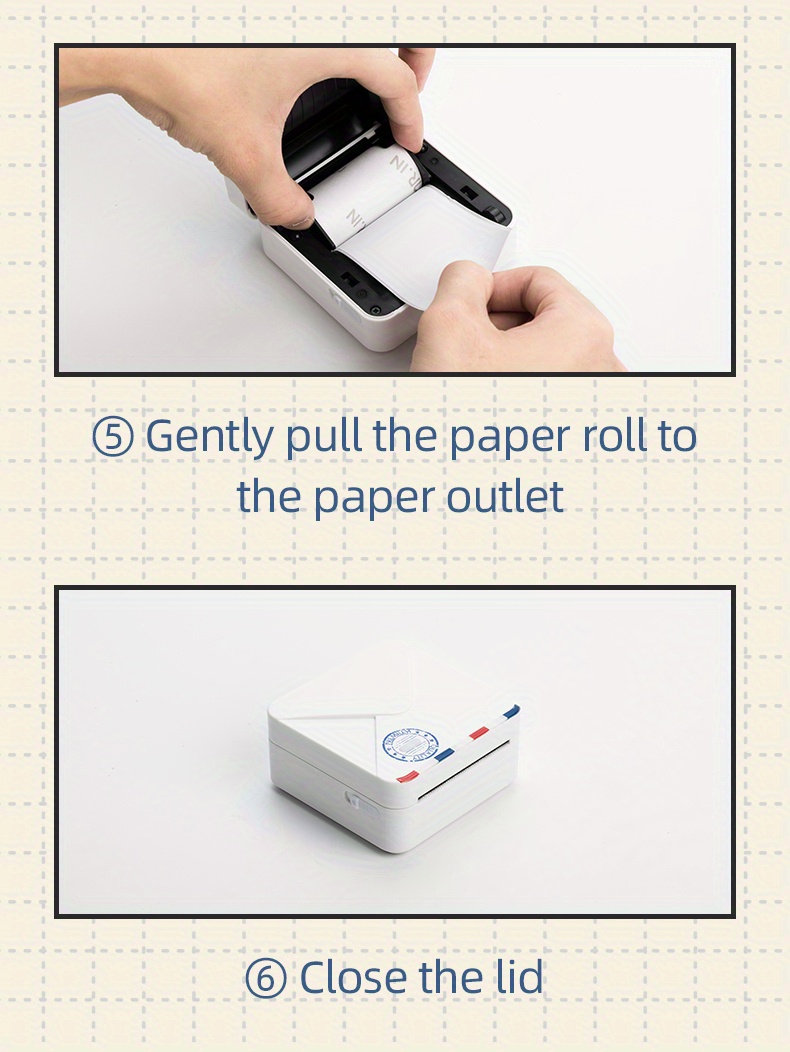 Mini Printer Portable Thermal Printer M02s: No Ink - Temu