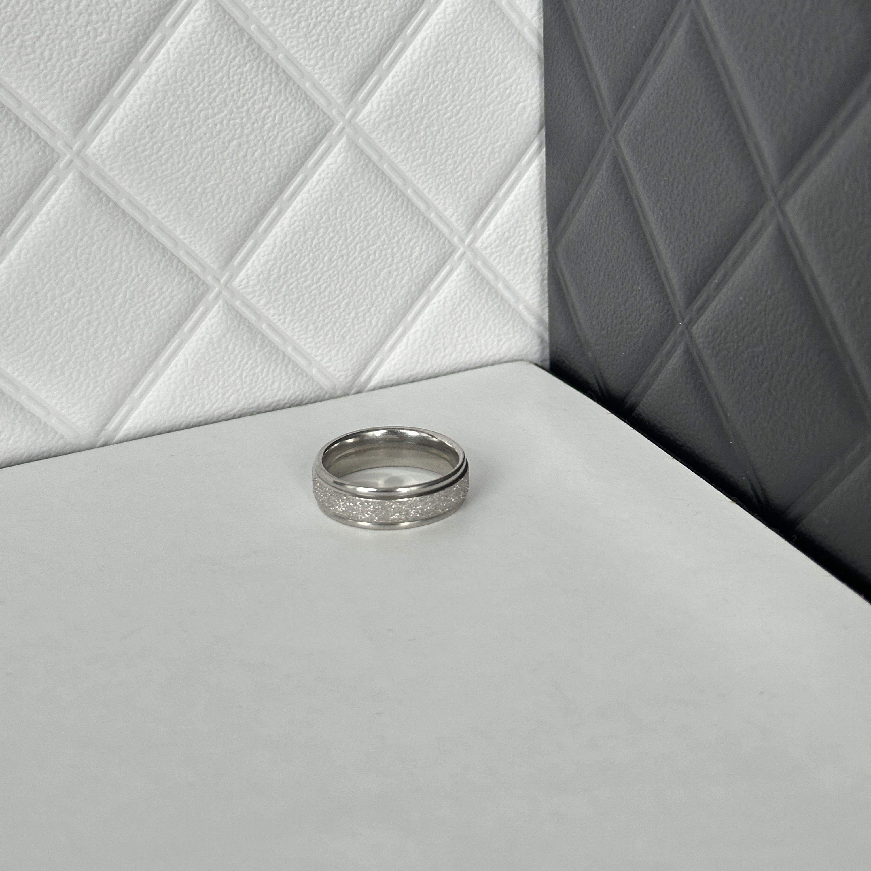 Men's Simple Classic Titanium Steel Ring Fashion Zircon - Temu United ...