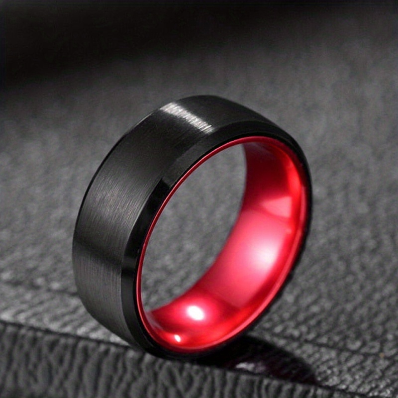 Stunning Stainless Steel Ring Men Women Couples Ring Perfect - Temu