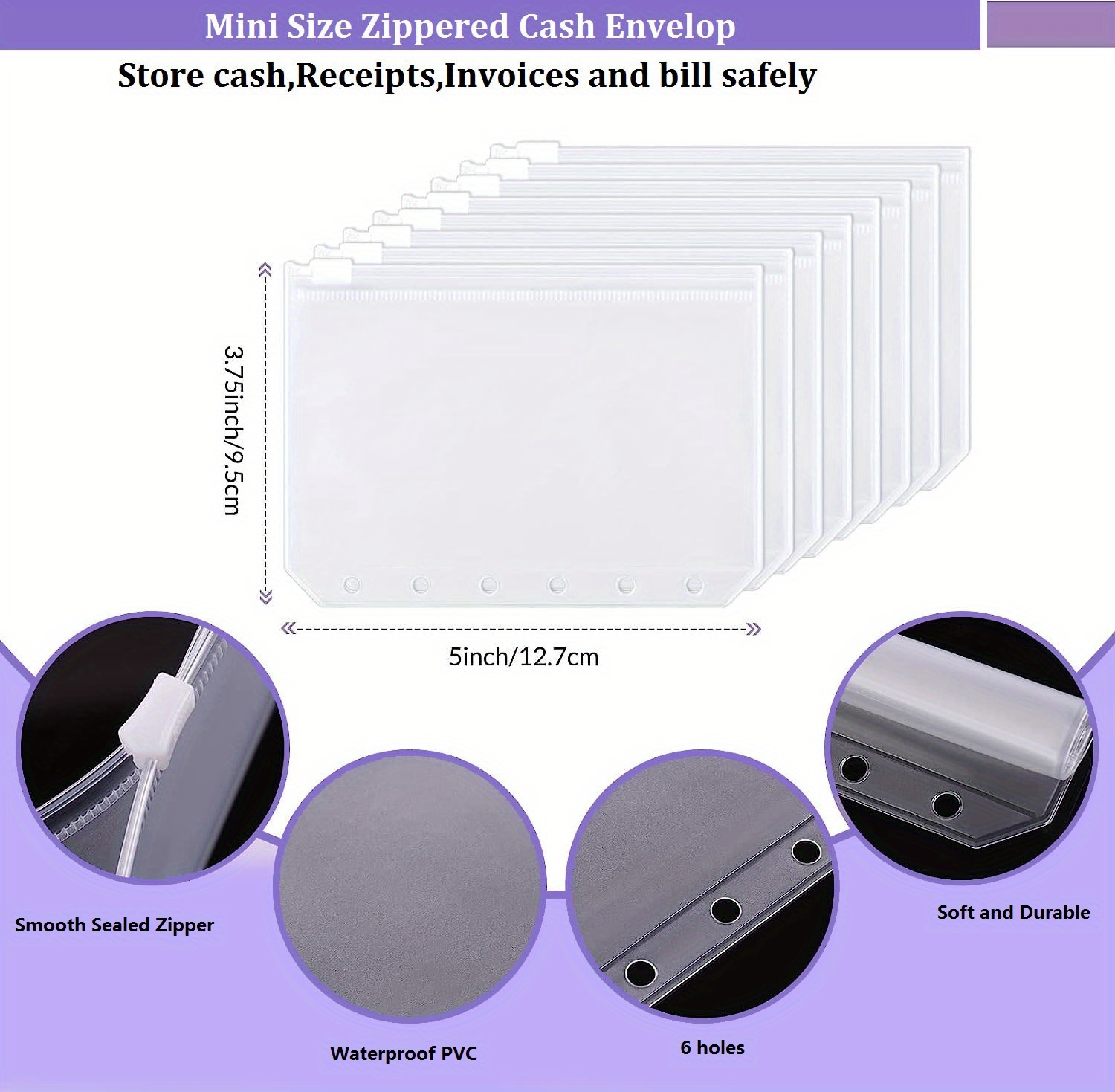 Organize Finances Stylish A7 Pu Leather Budget Binder - Temu Canada