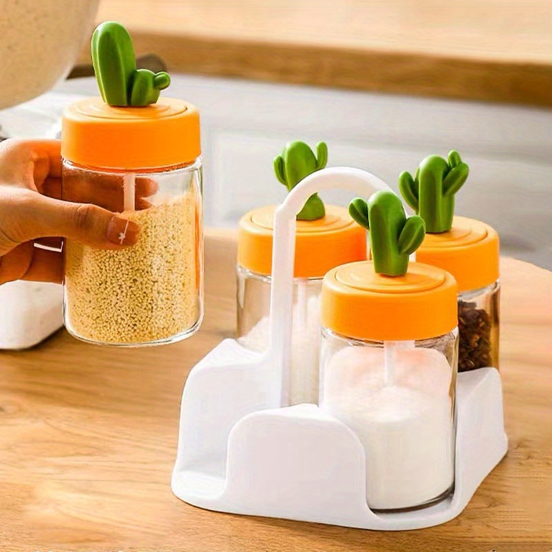 Seasoning Pot Set Kitchen Spice Jar Seasoning Containers - Temu Ireland