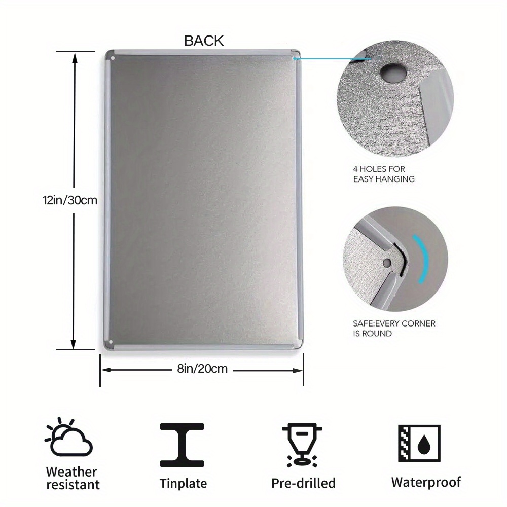 Metal Tin Vintage Metal Signs Garage Breeds Cattle Cow Metal - Temu Canada