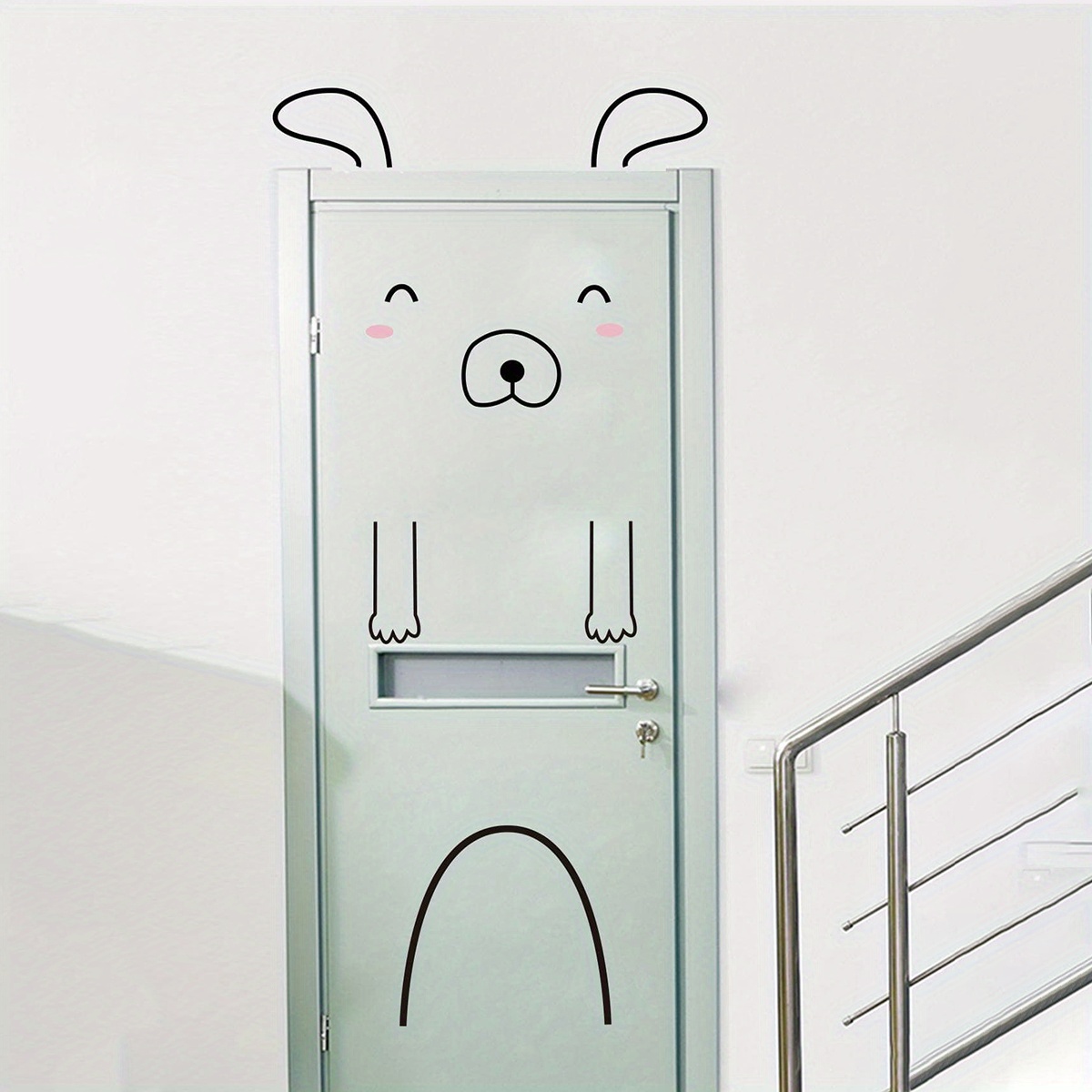 Cartoon Wall Sticker Simple Small Animal Removable - Temu Australia