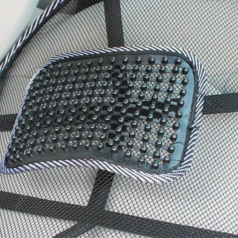 Chair Back Support Massage Cushion Mesh Relief Lumbar Brace - Temu Ireland