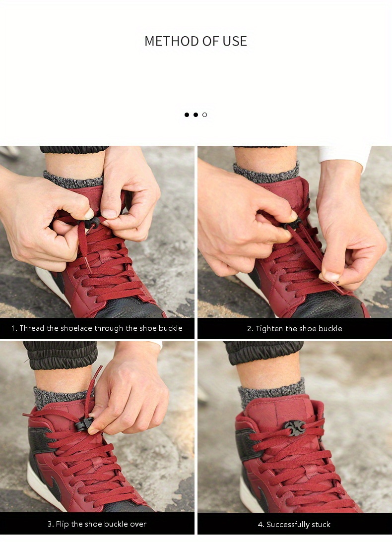 8 shaped Quick Adjustment Shoelace Non slip Shoelace - Temu South Africa