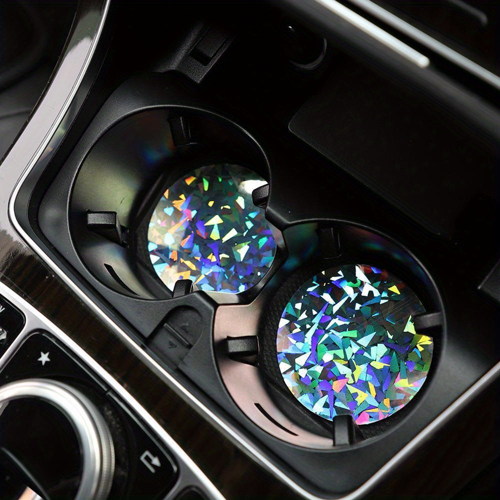 Car Cup Holder Coaster Creative Laser Pattern Non slip - Temu United ...