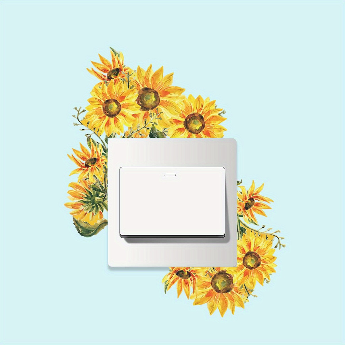 art wall sticker flower plant self waterproof vinyl - Temu Canada