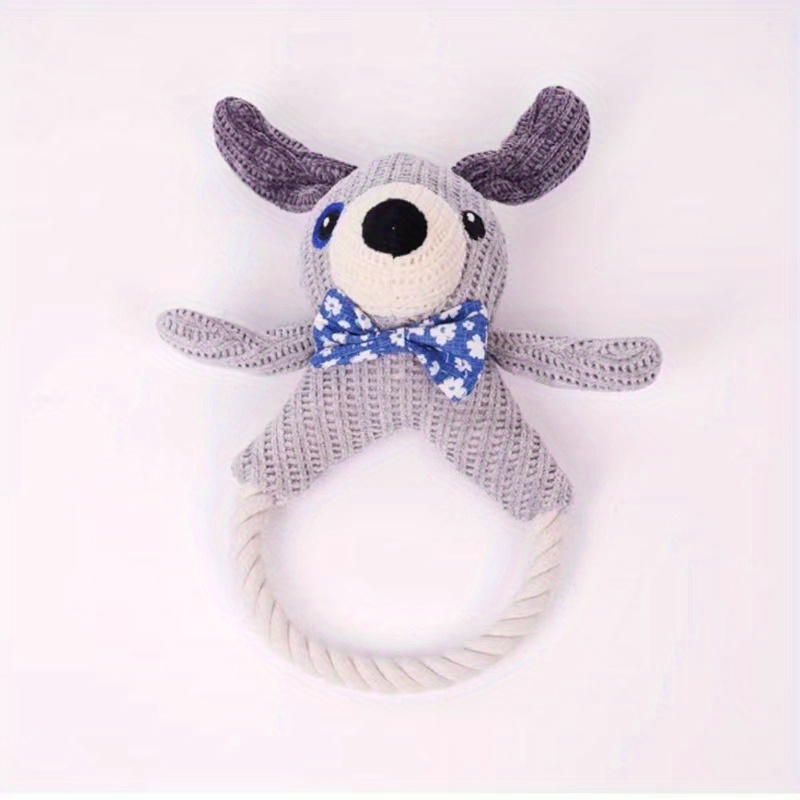 Teeth Cleaning Rope Knot Animals Design Pet Toy Dog Chew - Temu Canada