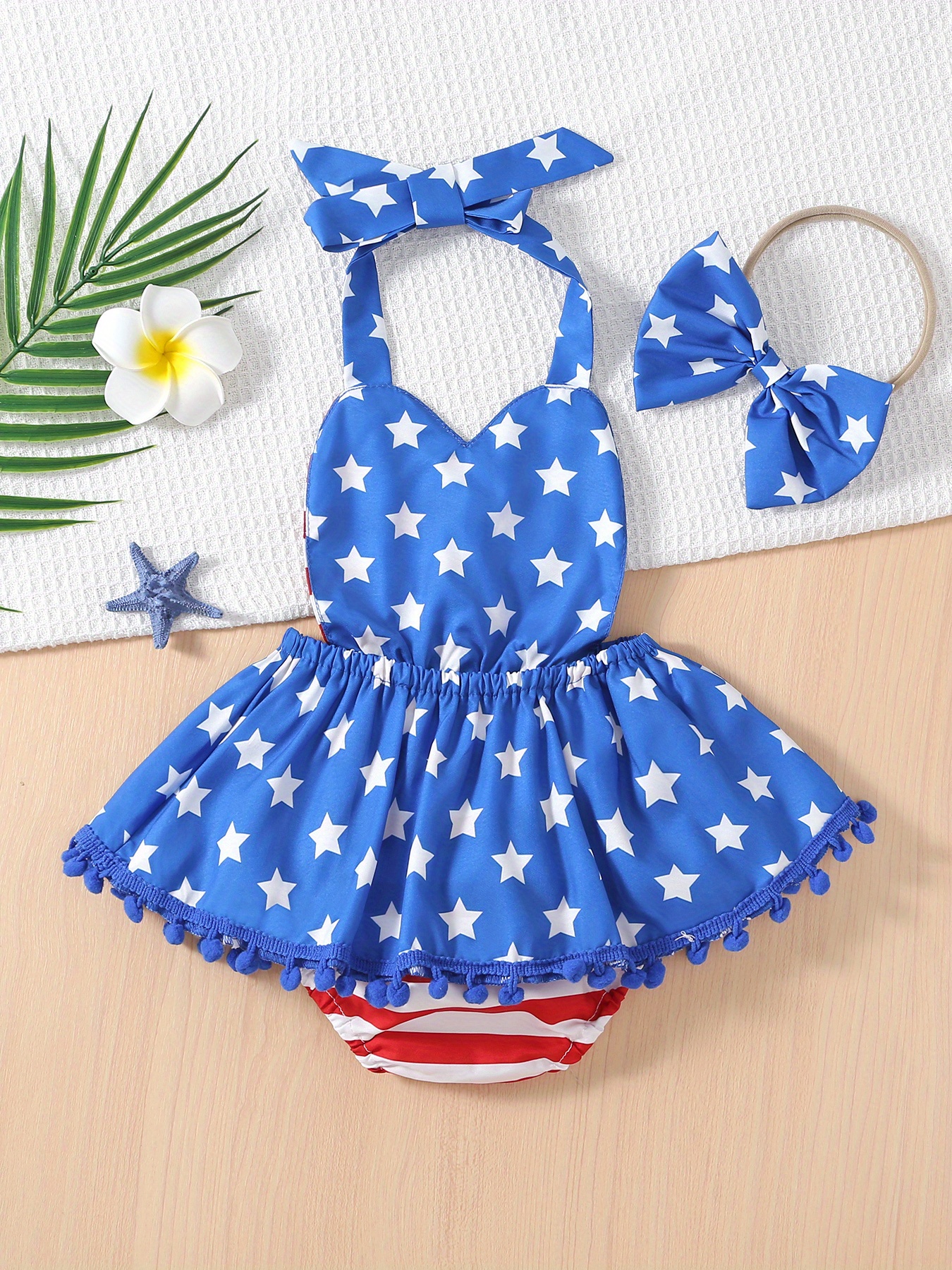infant baby jumpsuit five pointed halter top - Temu Australia