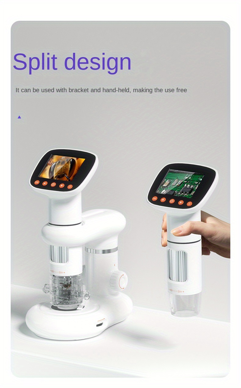 Digital Microscope 500 1000x Magnification 1080p Photo Video - Temu ...