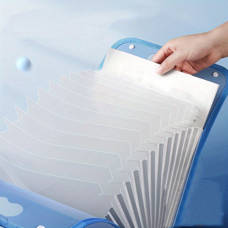 مجلد ملفات متعدد الأغراض بـ13 فتحة سعة كبيرة، منظم بلاستيك - Temu