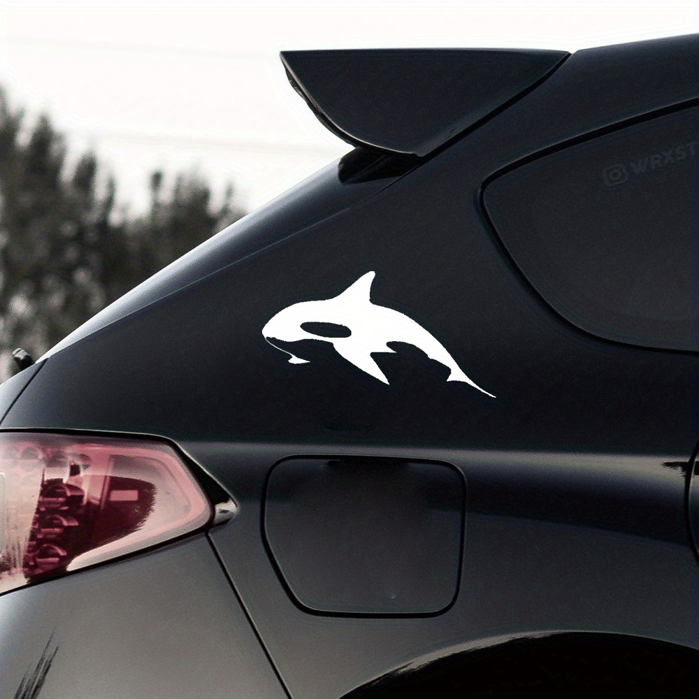Killer Whale Vinyl Decal Sticker Color Black White - Temu Australia