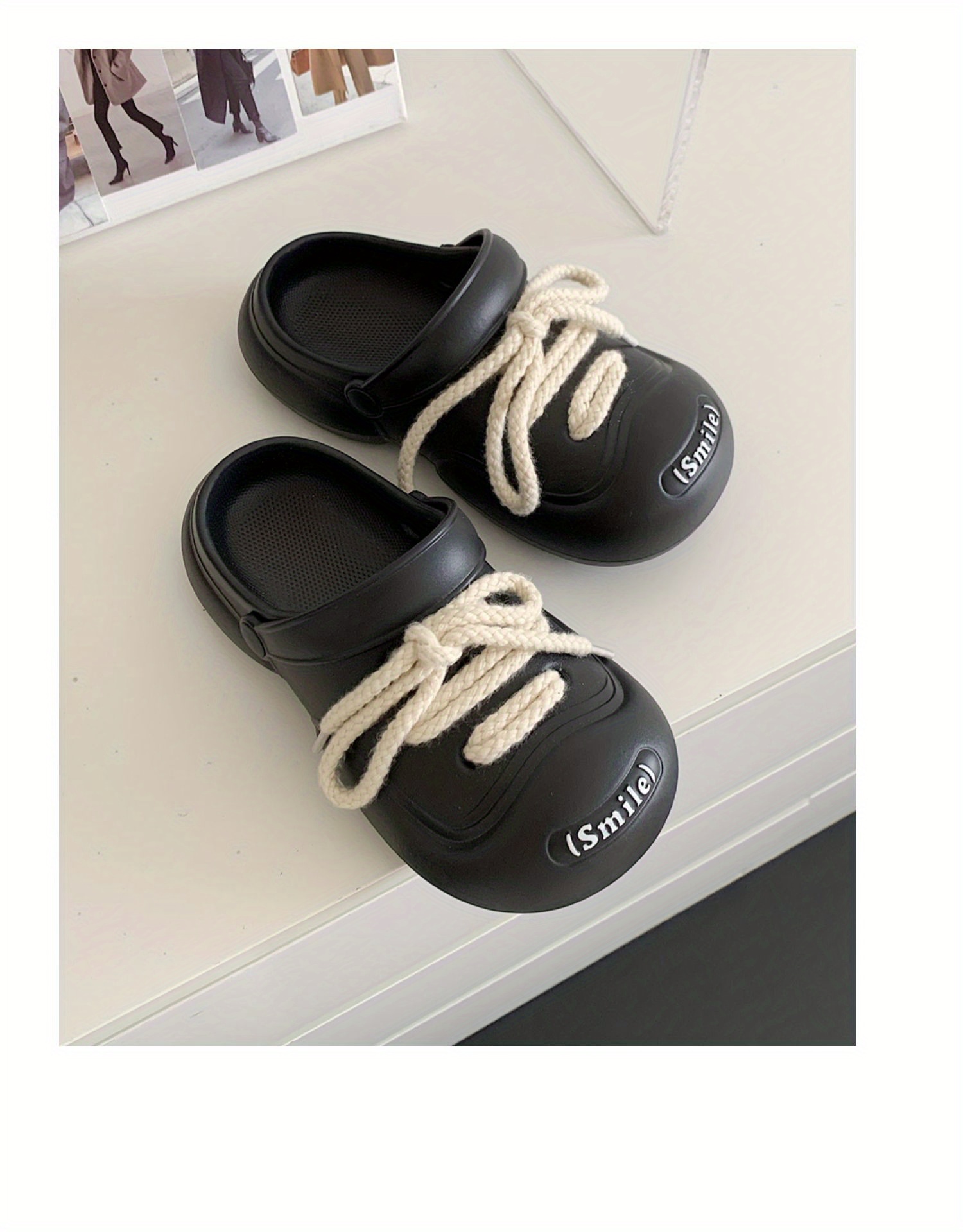 Trendy Cute Clogs Rope Diy Charms Boys Girls Quick Drying - Temu United ...