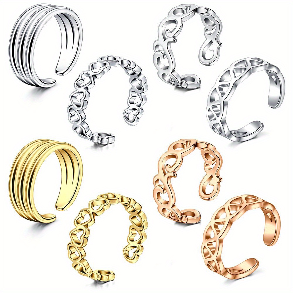 Open Toe Ring Adjustable Toe Rings Stainless Steel Knuckle - Temu New ...