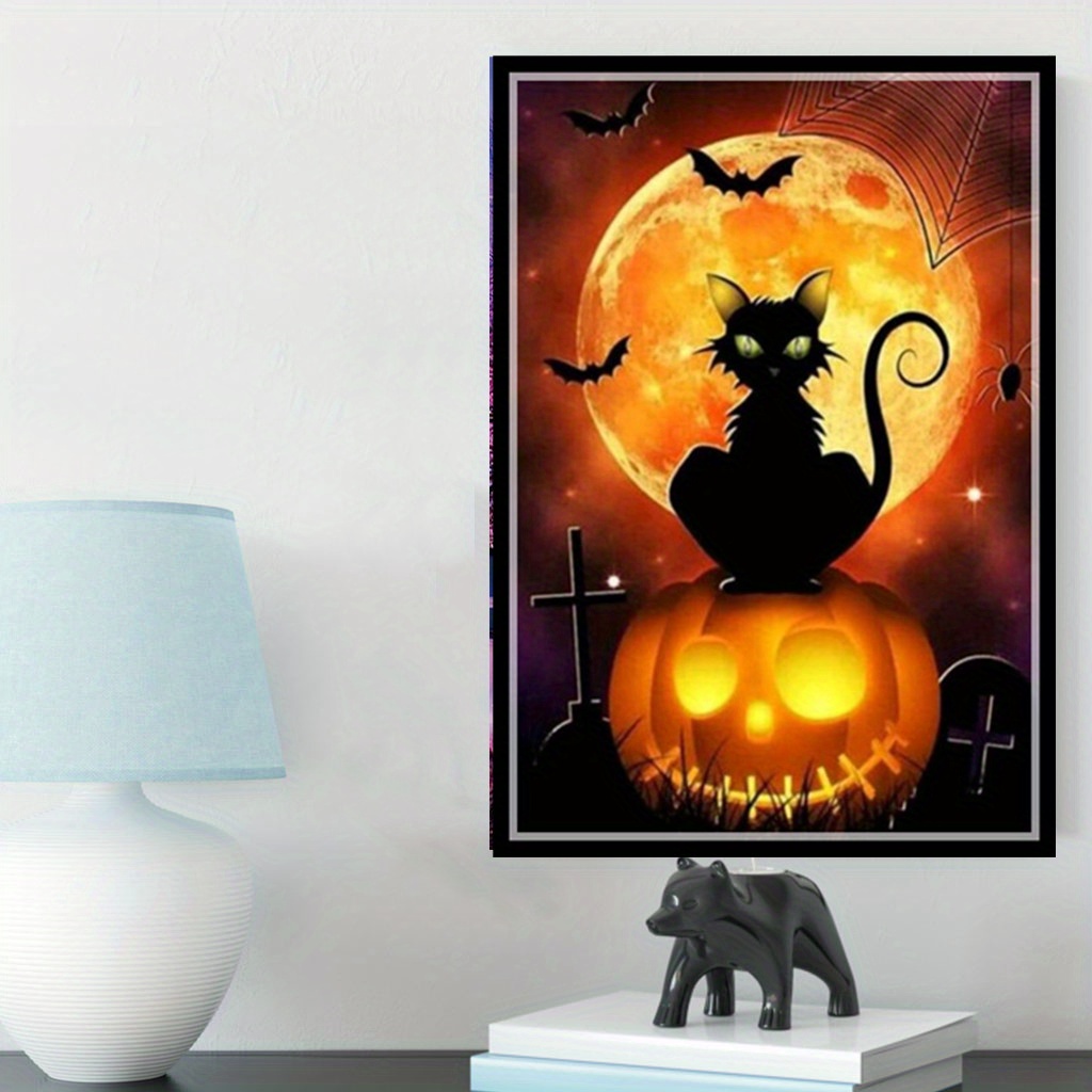 Diy Set Adult Diamond Art Set Halloween - Temu United Kingdom