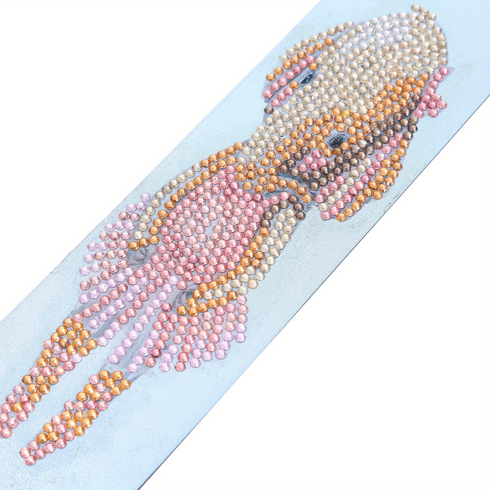 Diy Bookmark Diamond Art Pu Leather Crystal - Temu Australia