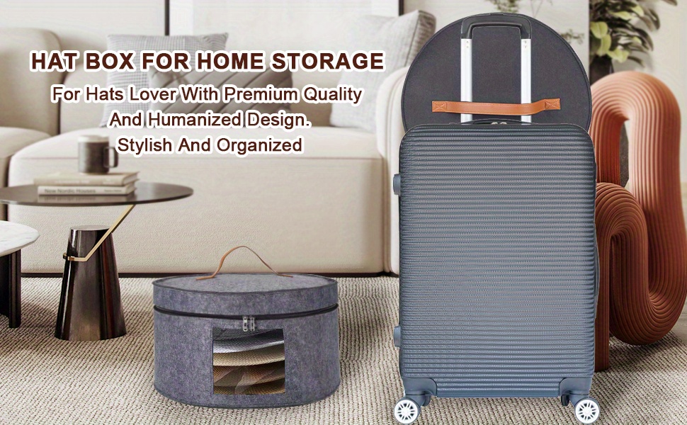 1 Stück Hut aufbewahrungsbox Stoff aufbewahrungsbehälter - Temu Germany