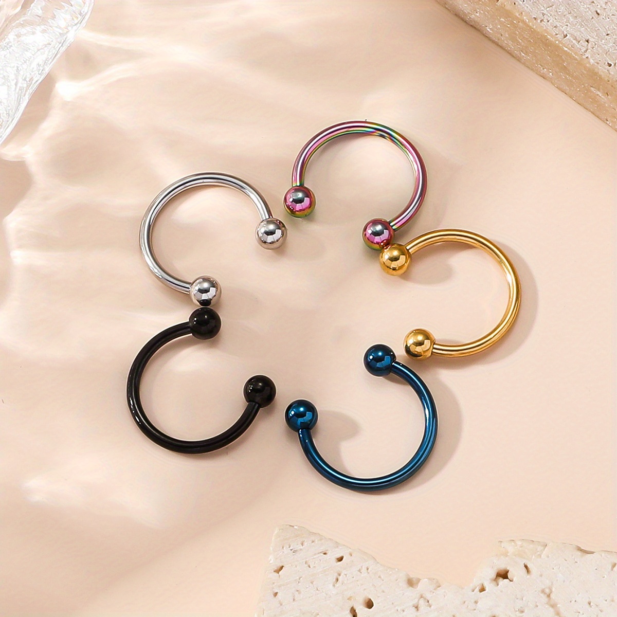 Bone Shaped Septum Ring 2024 www.galerierichelieu
