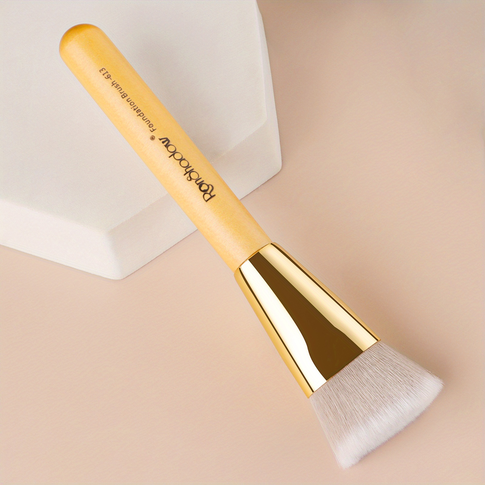 Multifunctional Wooden Powder Makeup Brush Cream Powder - Temu Australia