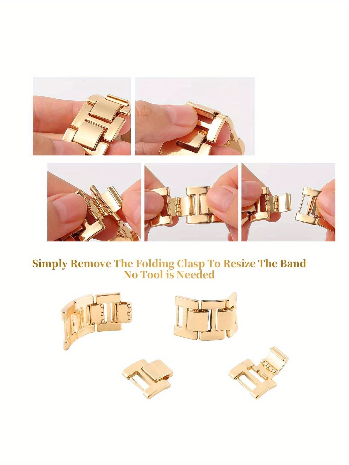 Metal Watch Band Bracelet - Temu Australia