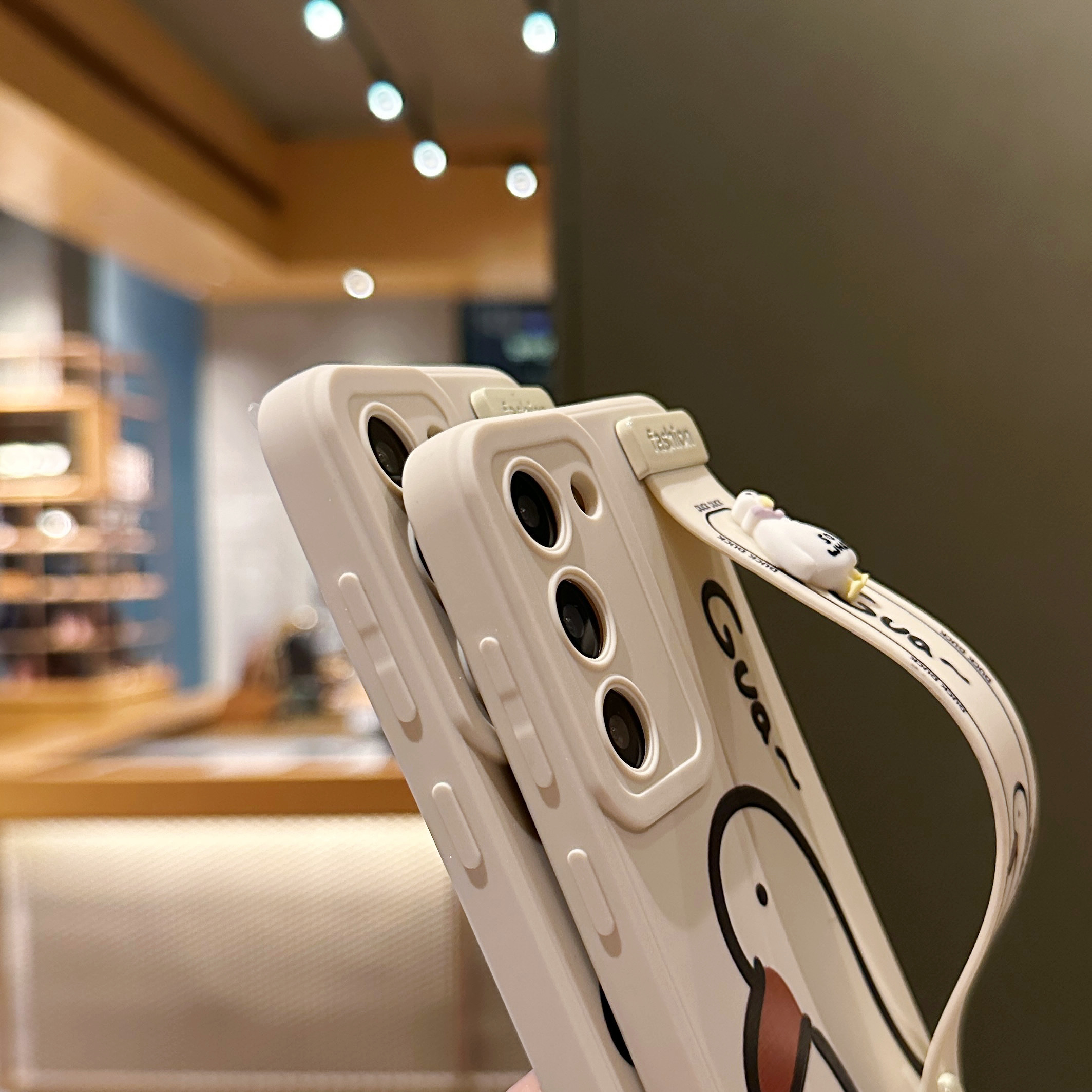 3d cute cartoom duck wrist band holder stand bracket case - Temu Australia