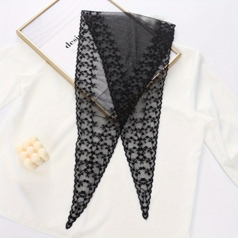 embroidery small scarf vintage lace decorative - Temu Norway