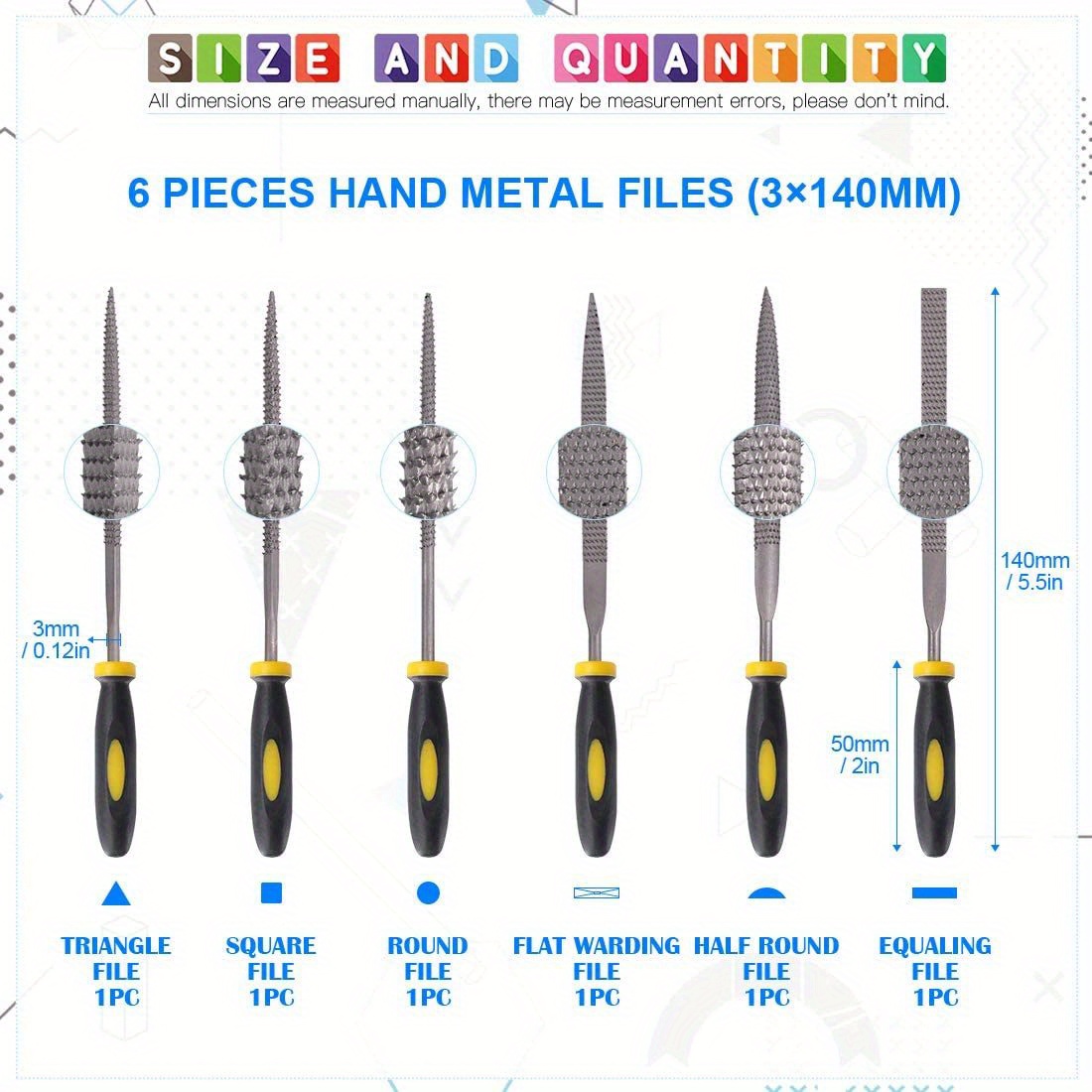 needle file set hand metal files hardened alloy strength - Temu Australia