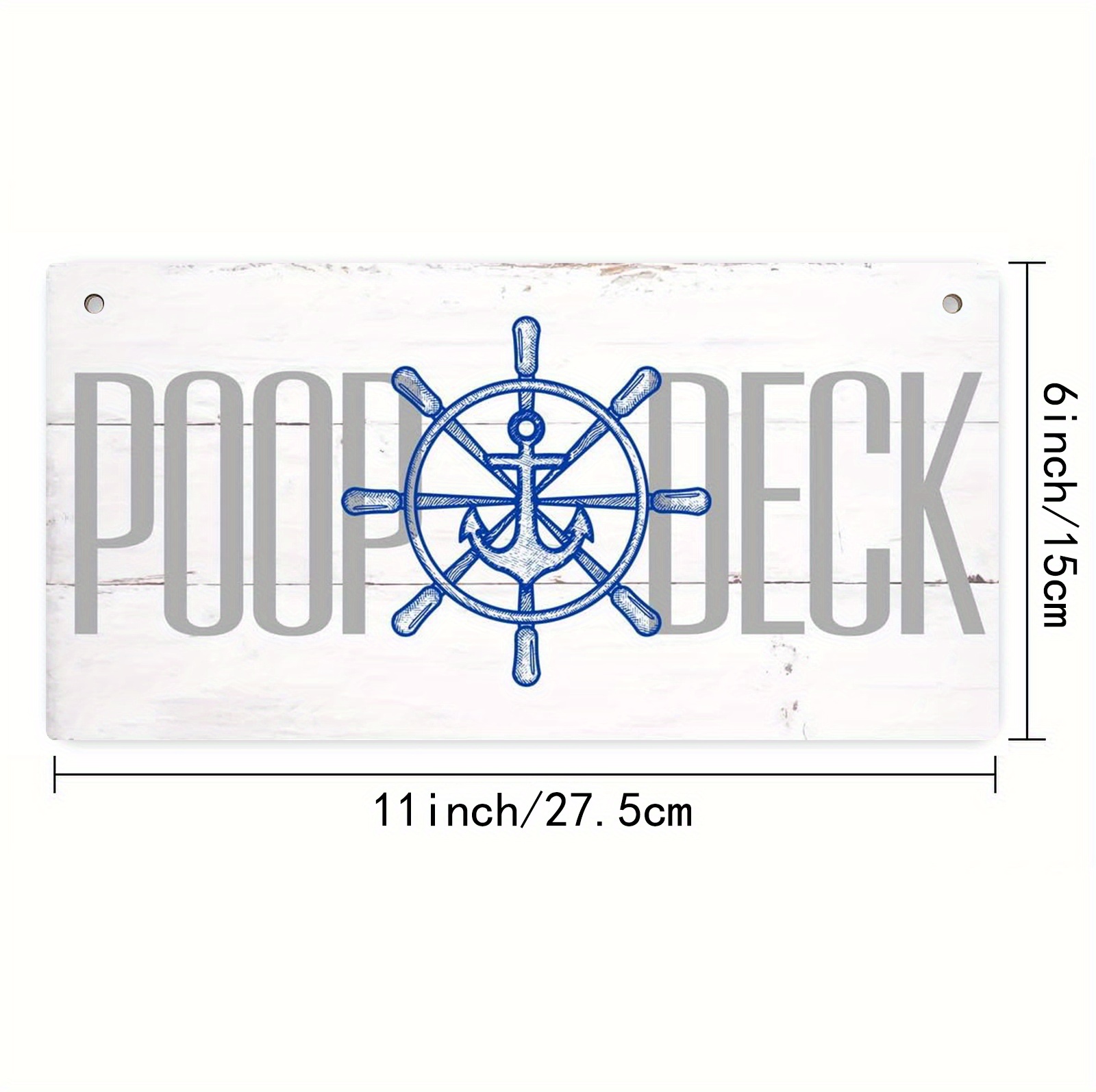 Wooden Hanging Plaque Poop Deck Decor Sign Wall Decor - Temu Netherlands