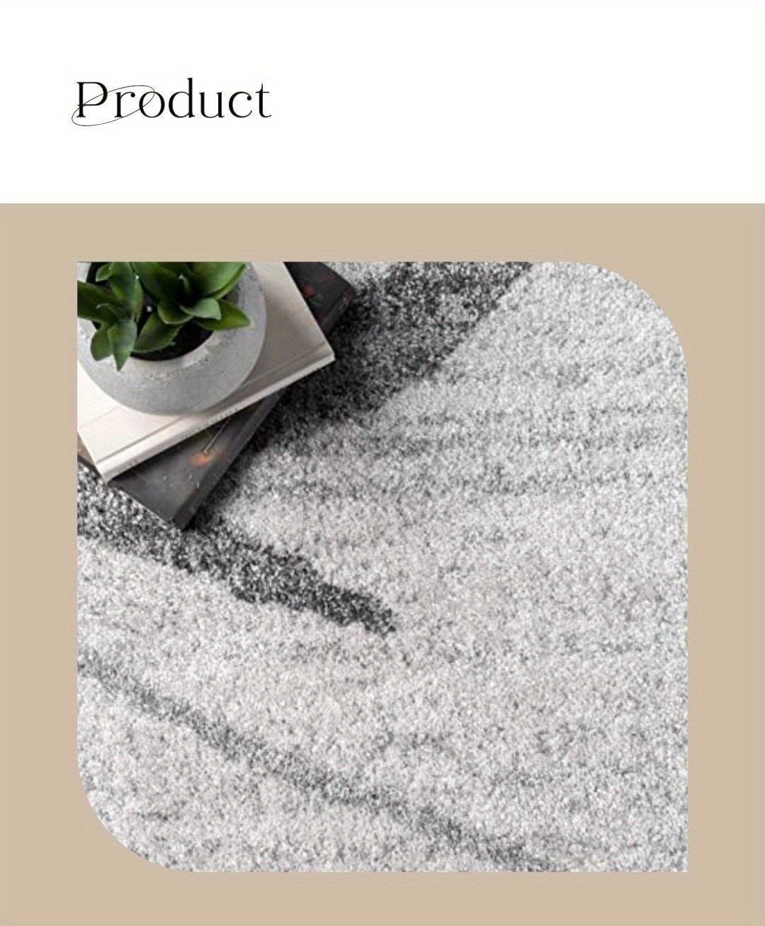 Soft Fluffy Modern Abstract Area Rug Anti slip Tpr Backing - Temu ...