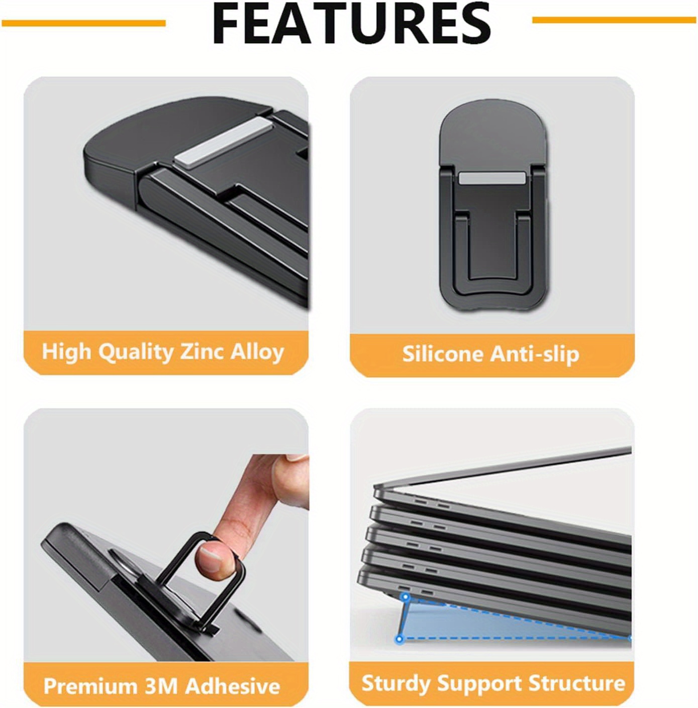 Self adhesive Mini Portable Notebook Computer Bracket - Temu