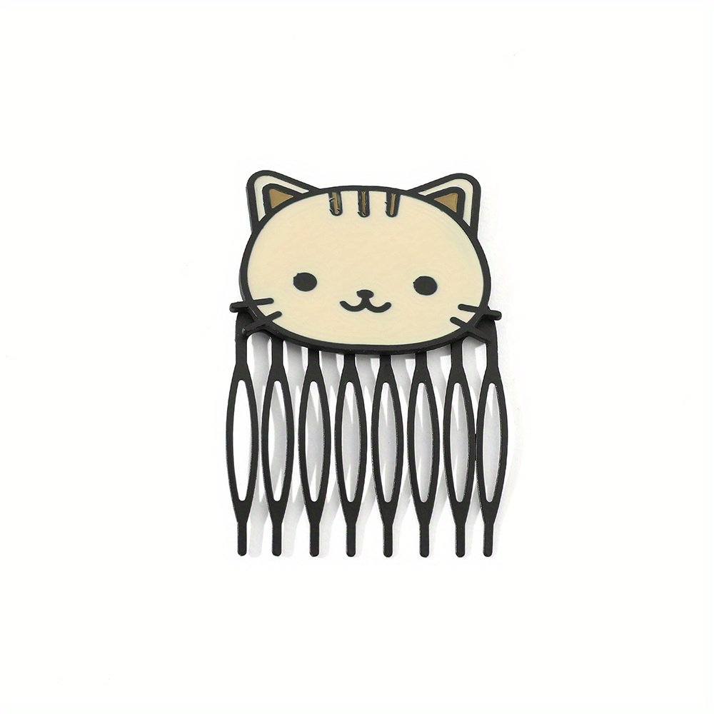 Cute Cartoon Hair Comb Pin Printed Hair Pin Cute Hair {region Name}