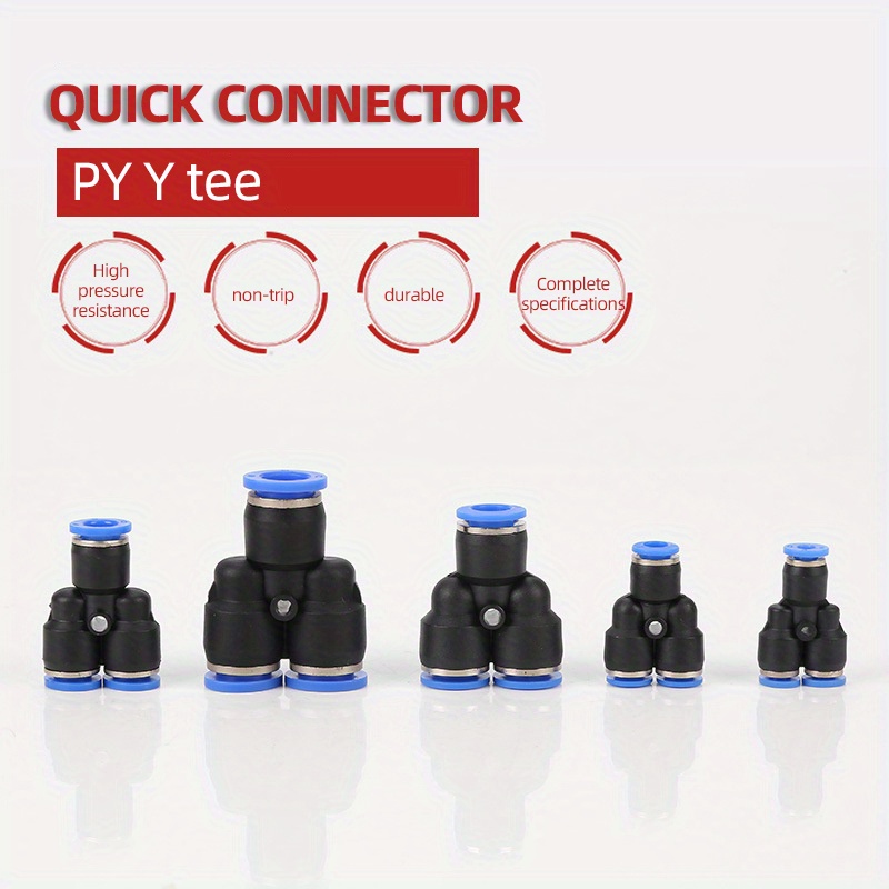 Pneumatic Components Y type Three way Plastic Gas Pipe Quick - Temu Norway