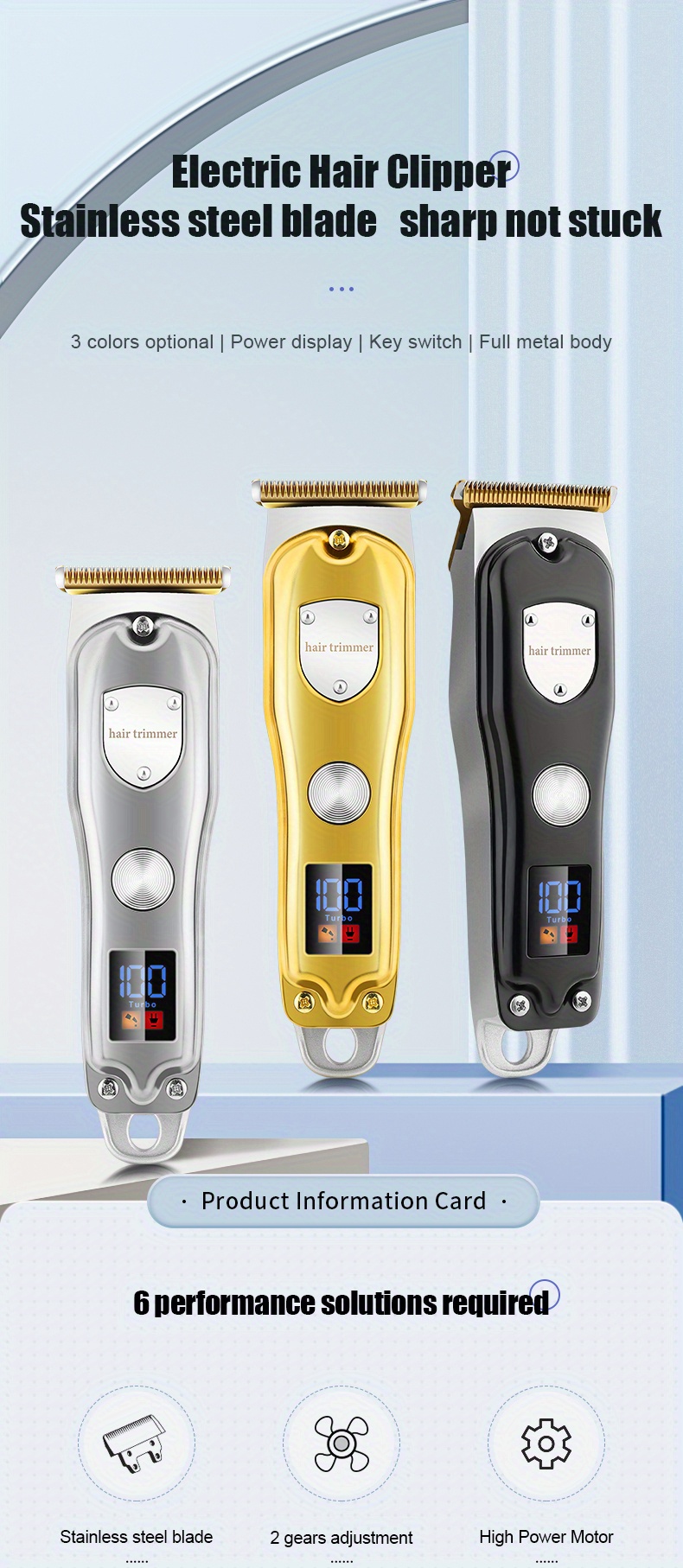 Mini Professional Hair Clippers Men Cordless Hair Trimmer - Temu United ...