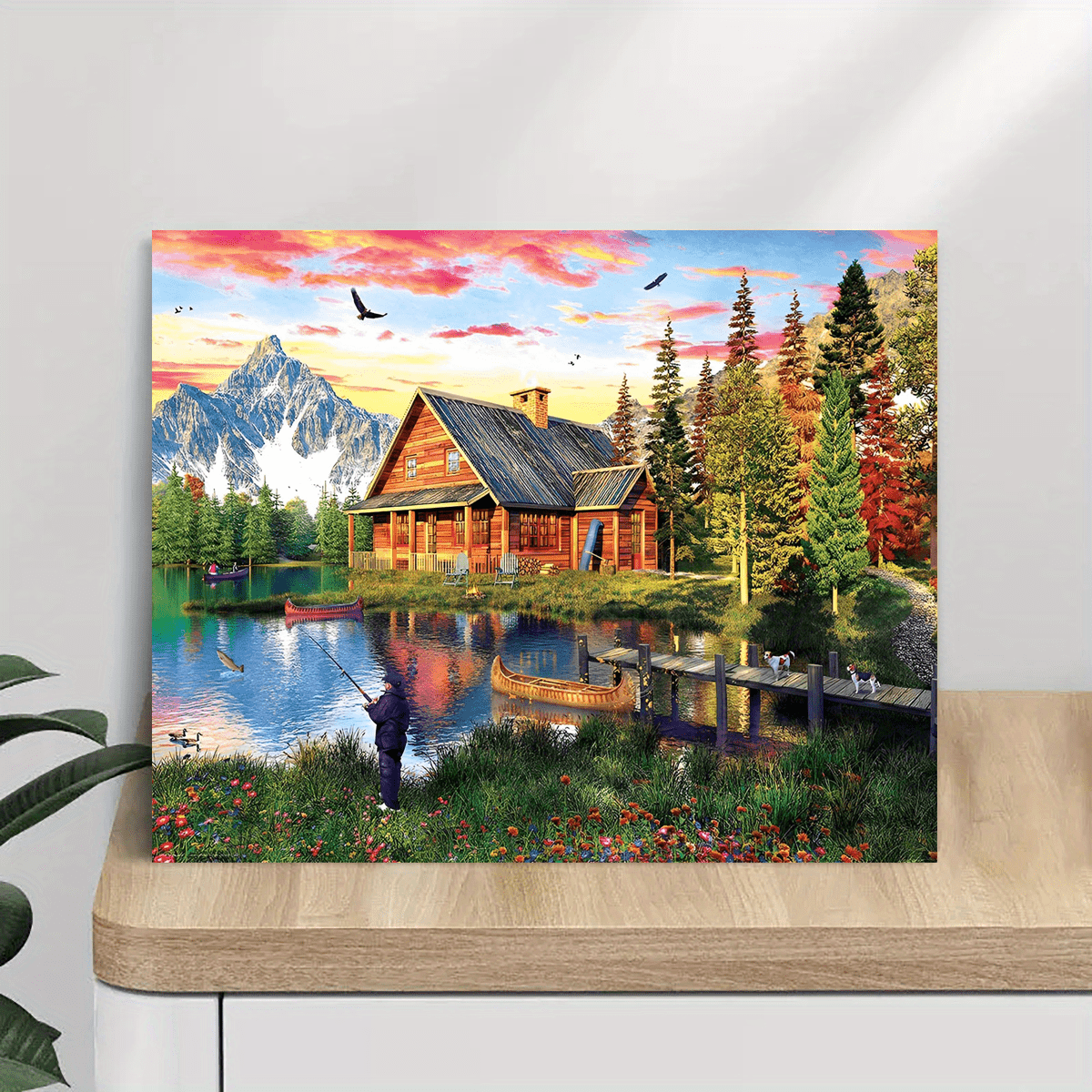 5d Full Diamond Painting House Embroidery - Temu Canada