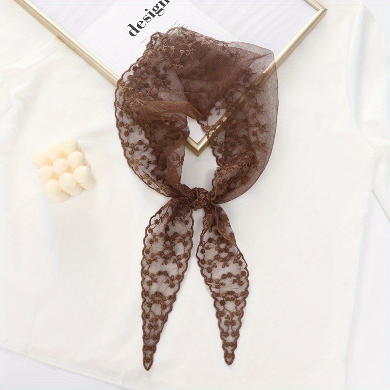embroidery small scarf vintage lace decorative - Temu Norway